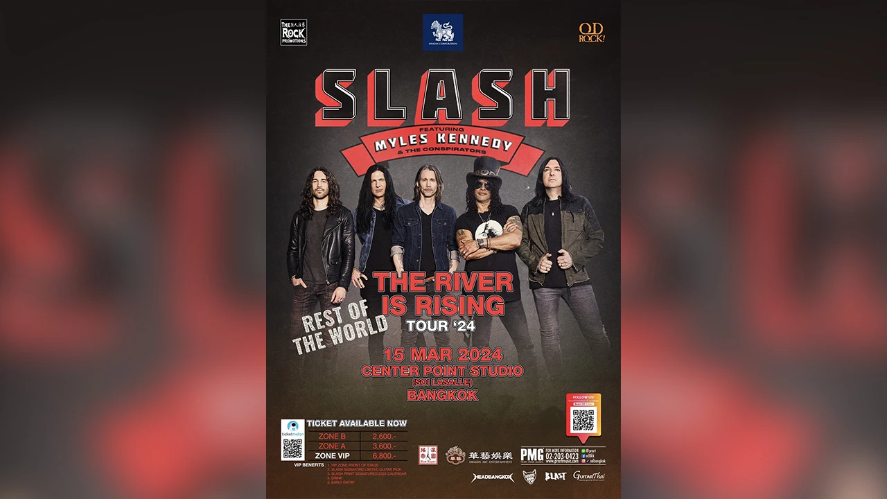 เตรียมพบกับ Slash ในคอนเสิร์ต Slash Featuring Myles Kennedy & The ...
