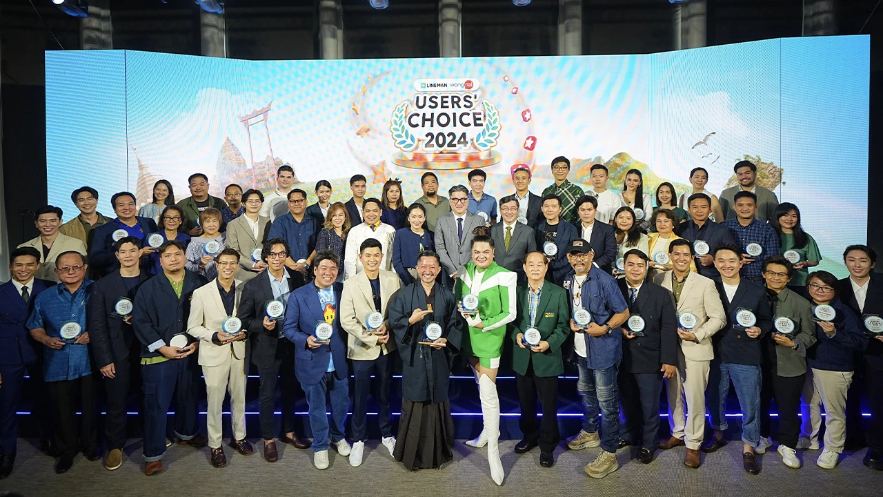 LINE MAN Wongnai ประกาศรางวัล LINE MAN Wongnai Users’ Choice 2024 จับมือภาครัฐ หนุนซอฟต์พาวเวอร์